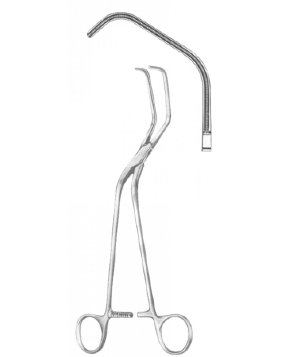 Ochsner Atrauma Aortic Clamps 23.5cm/9 1/4"